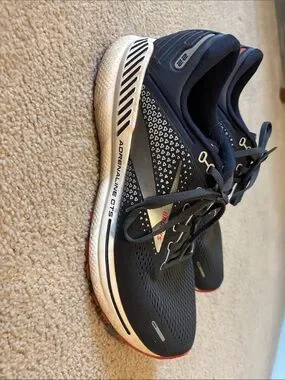 Brooks | Shoes | Brooks Navy And Silver Mens Running Sneakers With Red ...